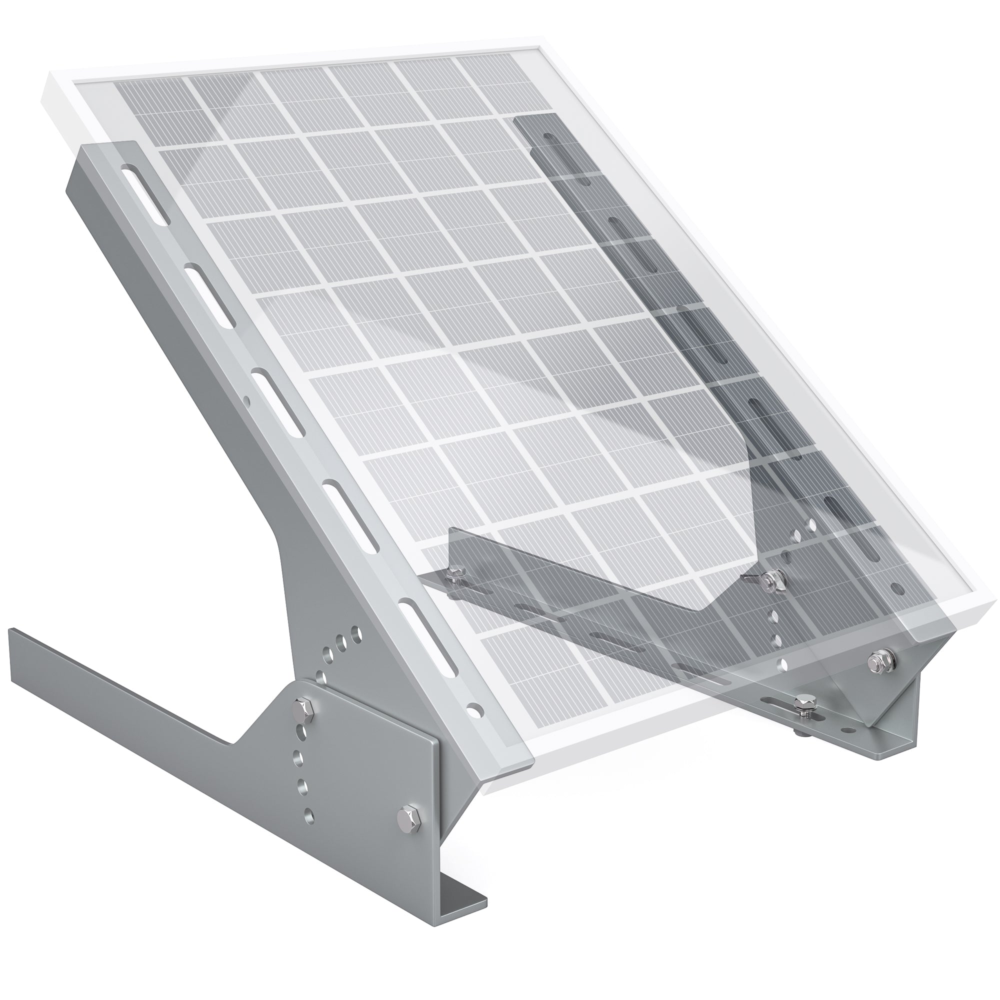 SOLPERK Solar Panel Mount, 13.8in Solar Panel Stand, Angle Adjustable